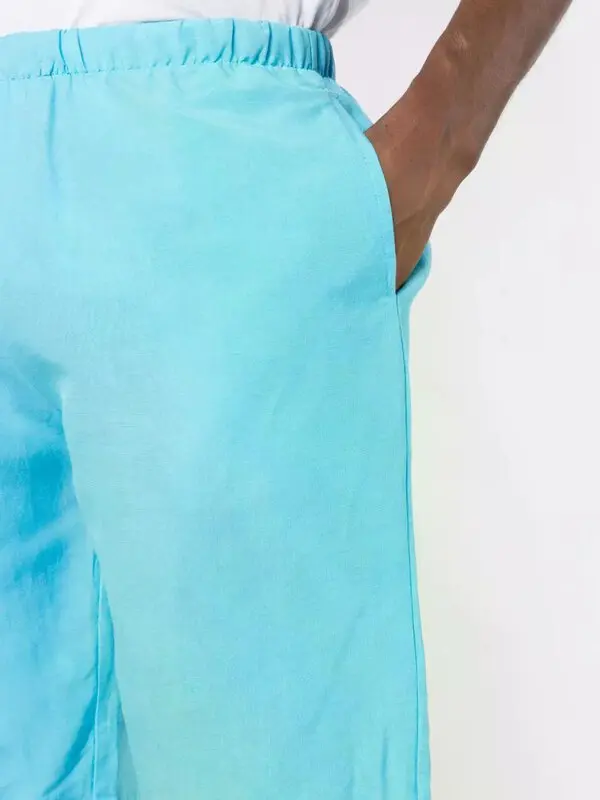 AMIR SLAMA Elasticated-waistband Linen Shorts