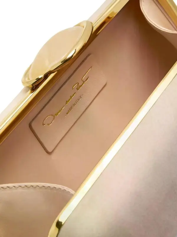 Oscar De La Renta Leather Clutch Bag