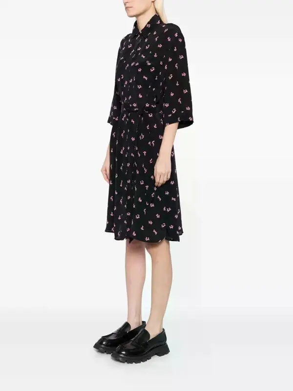 Maison Kitsuné Double Pocket Dress - Black