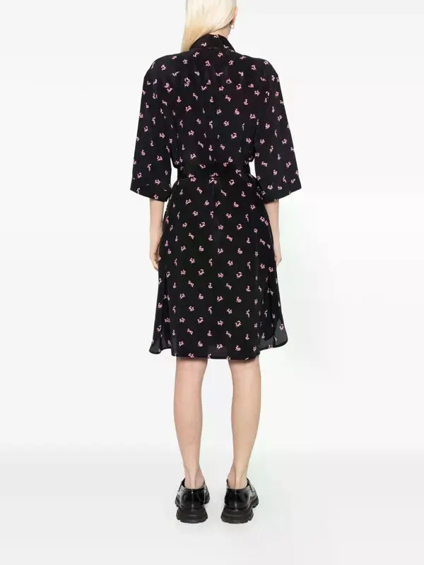 Maison Kitsuné Double Pocket Dress - Black