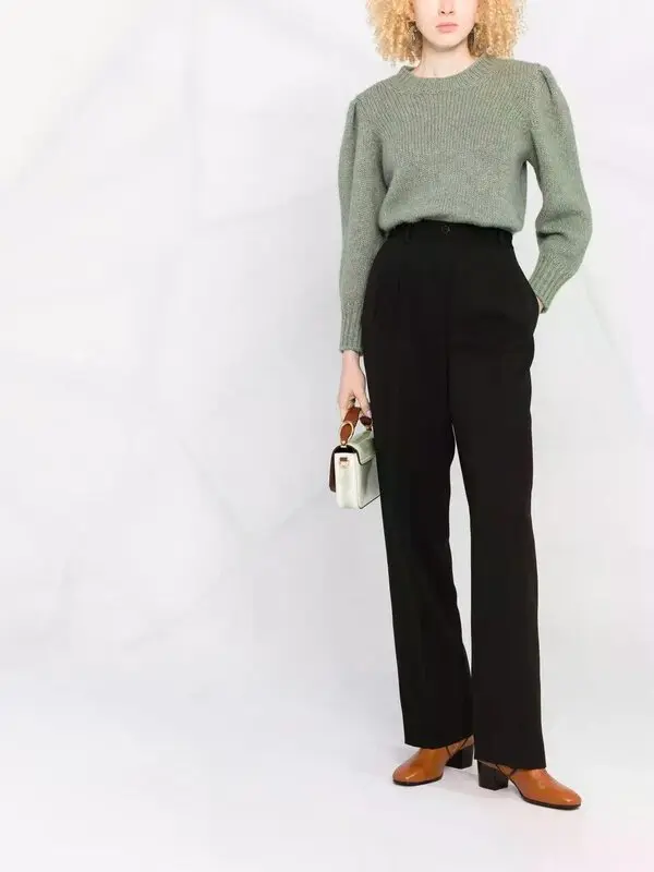 Tory Burch Pleat-detail Four-pocket Tailored Trousers