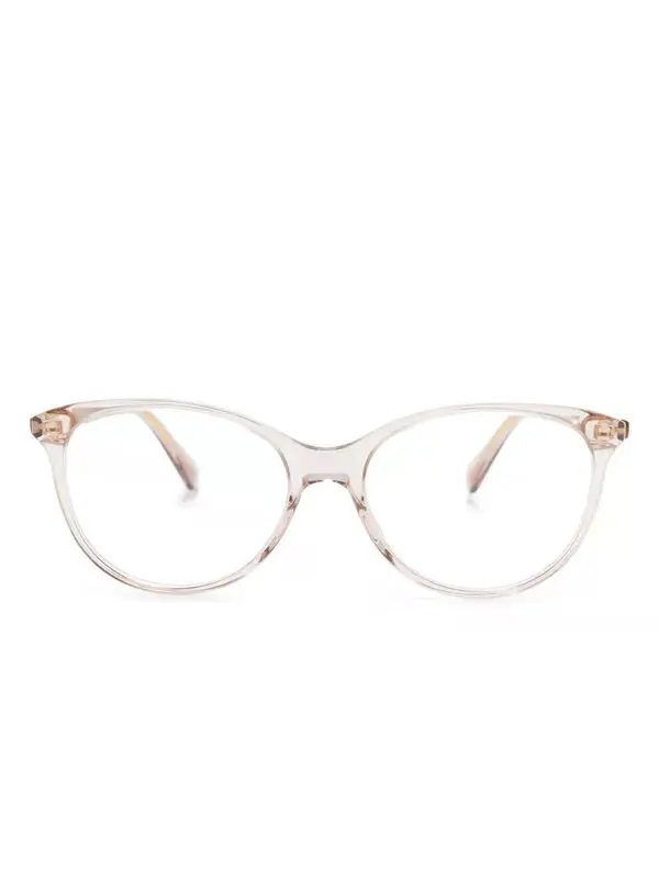 Gucci Transparent Frame Glasses - Brown