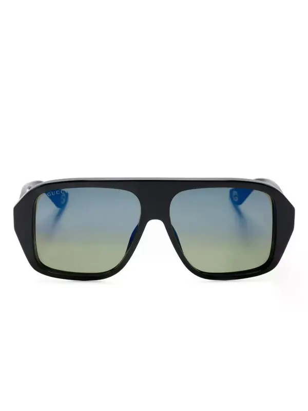 Gucci Oversize-frame Sunglasses - Black