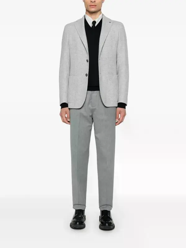 Tagliatore Single-breasted Blazer - Grey