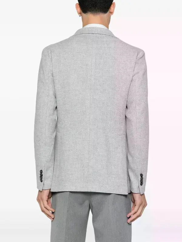 Tagliatore Single-breasted Blazer - Grey