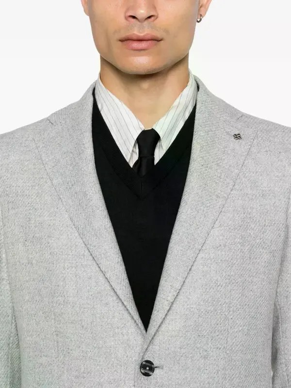 Tagliatore Single-breasted Blazer - Grey
