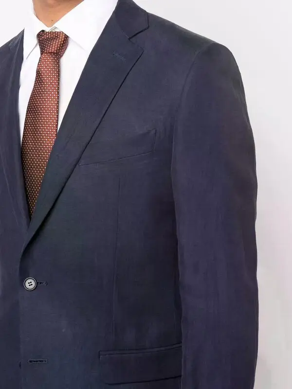 Canali Tailored Single-breasted Suit - Blue