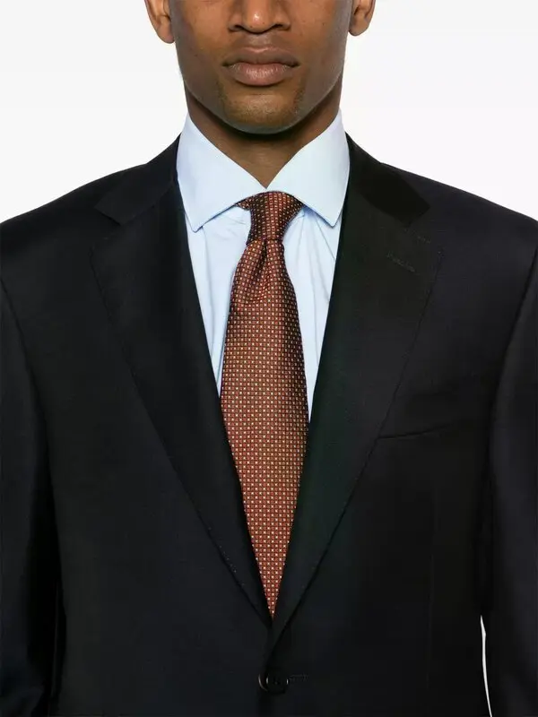 Canali Single-breasted Wool Suit - Blue
