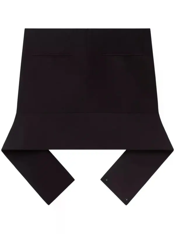 COURREGES Belted Mini Skirt