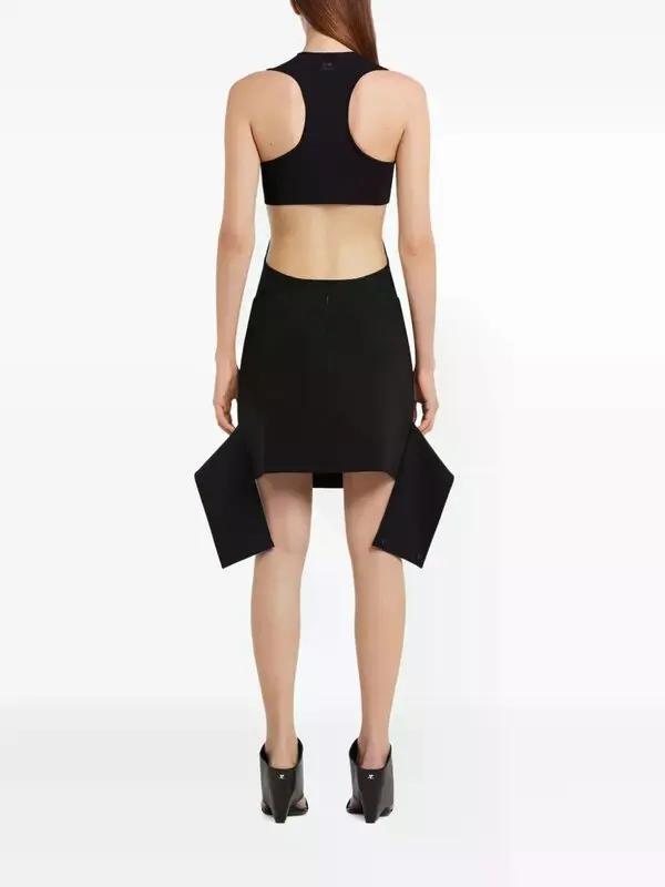 COURREGES Belted Mini Skirt