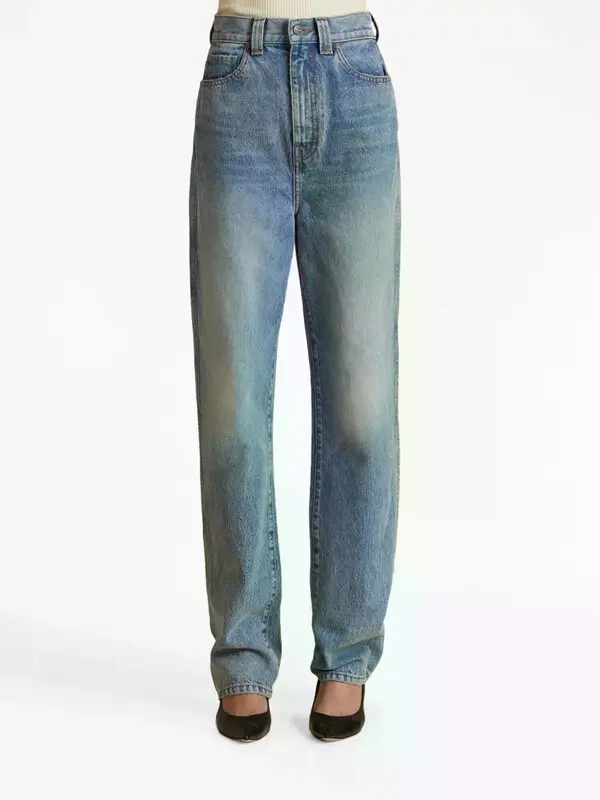 Khaite Albi High-rise Tapered Jeans