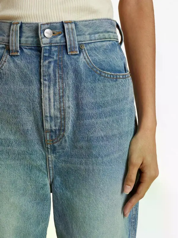 Khaite Albi High-rise Tapered Jeans