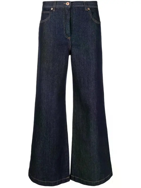 Aspesi Wide-leg Flared Jeans