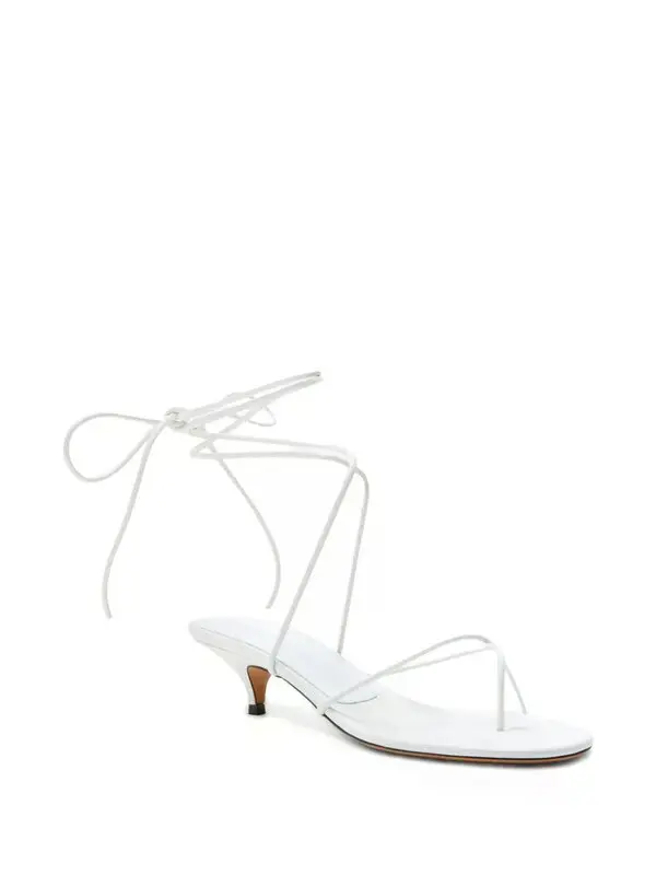 Proenza Schouler Tie-fastening Sandals - White