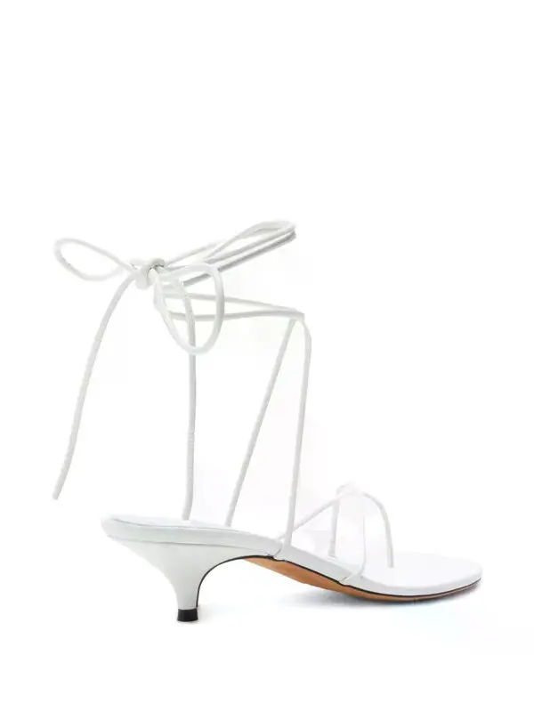 Proenza Schouler Tie-fastening Sandals - White