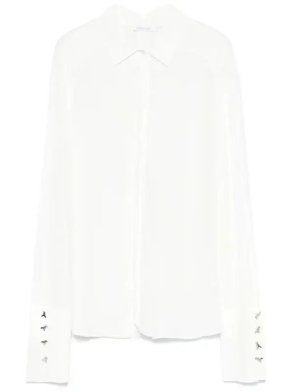 Patrizia Pepe Crepe Shirt - White