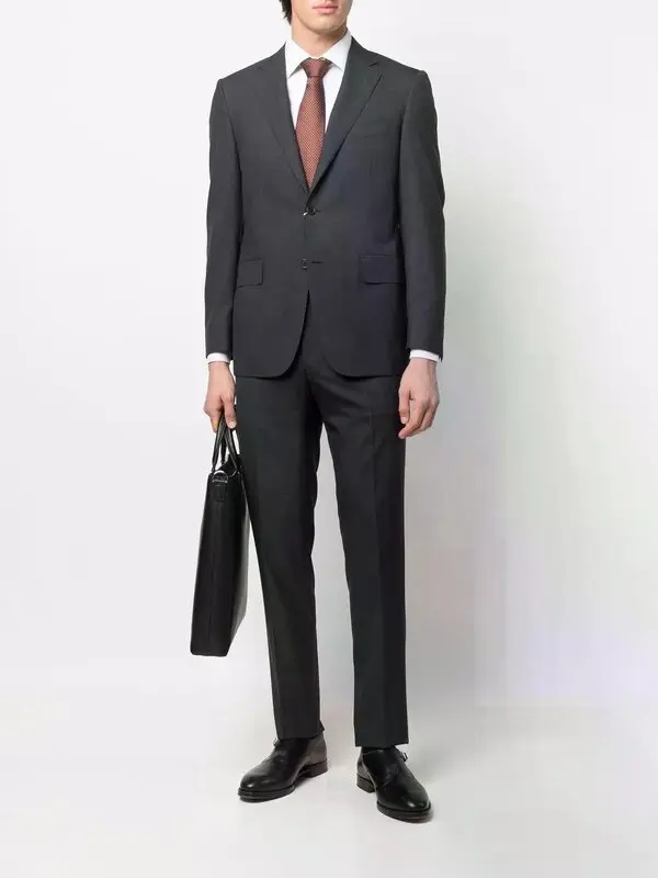 Canali Two Piece Single Breasted Suit - Grey