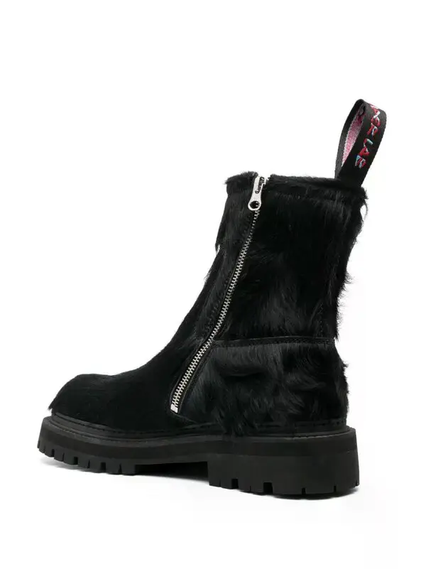Camper Eki Calf-hair Ankle Boots