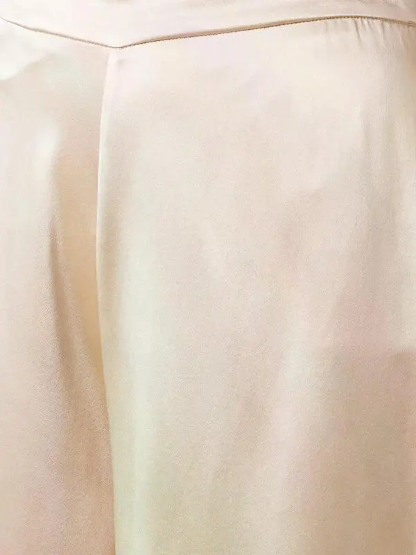 Voz Charmeuse Palazzo Trousers - Neutrals