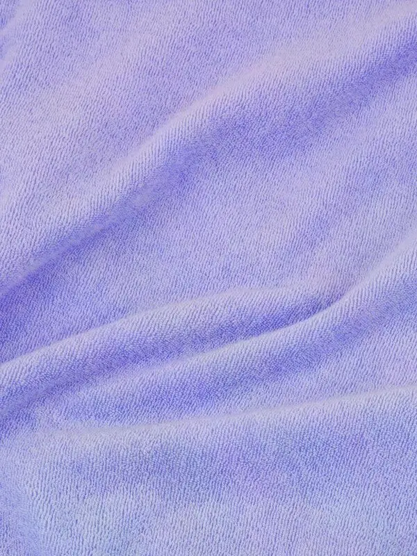 SPORTY & RICH Script Cotton Velour Track Jacket