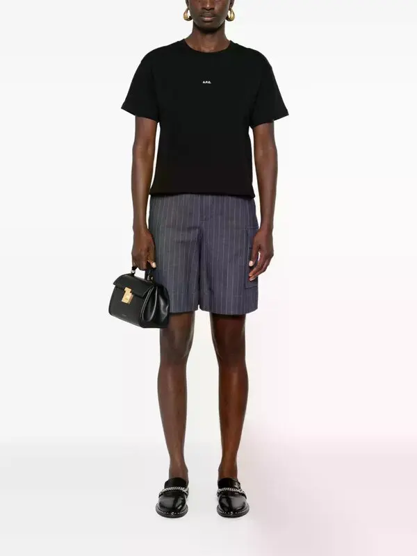 A.p.c. Logo-print Cropped T-shirt