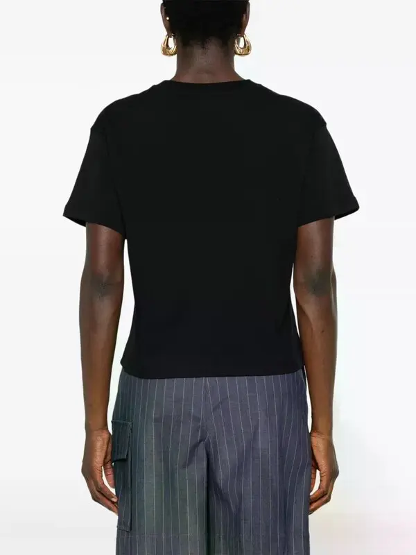 A.p.c. Logo-print Cropped T-shirt
