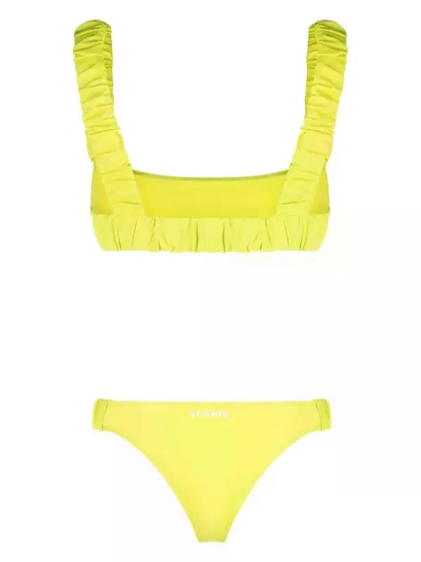 Sunnei Logo-print Ruched Bikini Set
