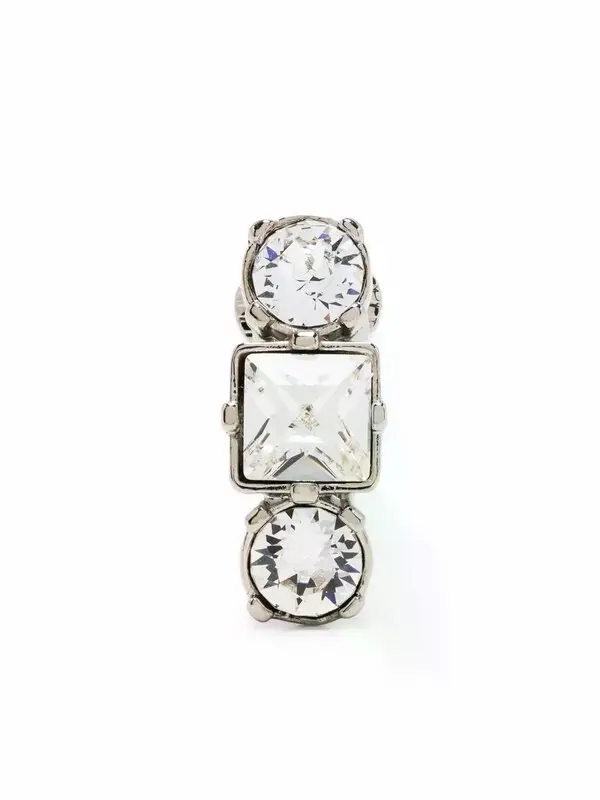 Dsquared2 Crystal Embellished Single Earring - Silver