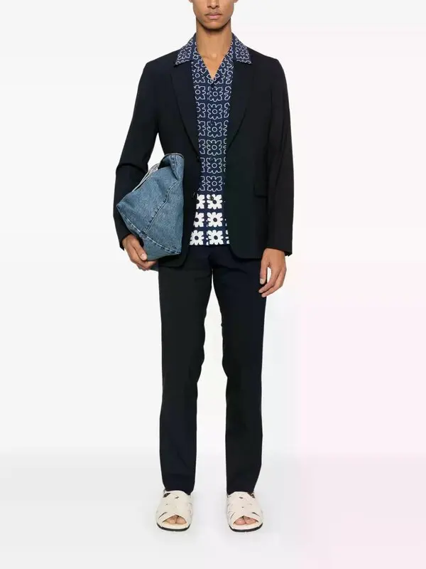 Sandro Wool Blend Tailored Trousers
