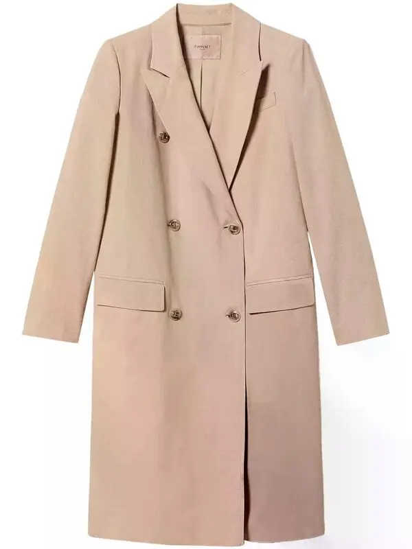 TWINSET Double-breasted Trench Coat