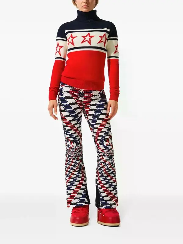 Perfect Moment Chopper Merino Wool Sweater - Red