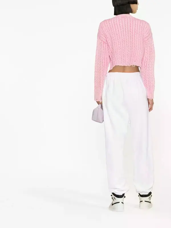 Dsquared2 Icon Logo Jersey Track Pants - White