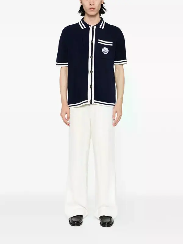 Kiton Logo-patch Shirt