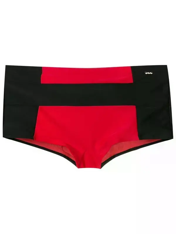 AMIR SLAMA Slip-on Swim Trunks - Black