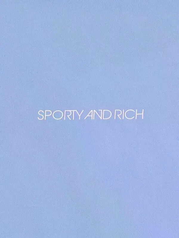 SPORTY & RICH Logo-print Zip-fastening Jacket