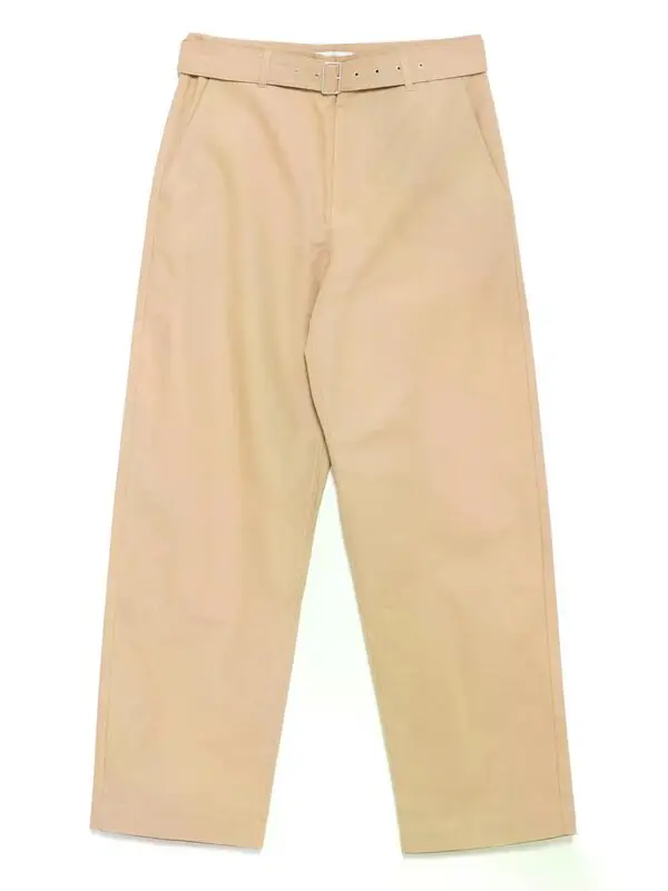 Maison Kitsuné Belted Trousers - Brown