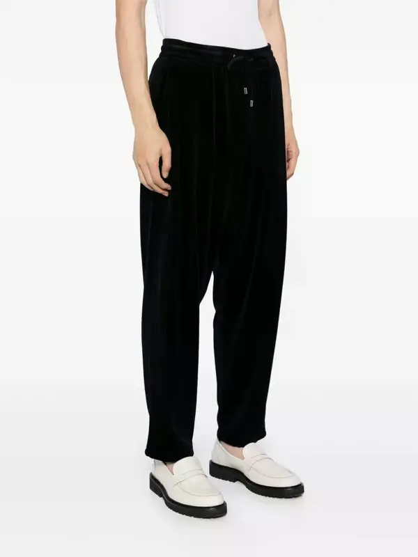 Giorgio Armani Chenille Drawstring Trousers