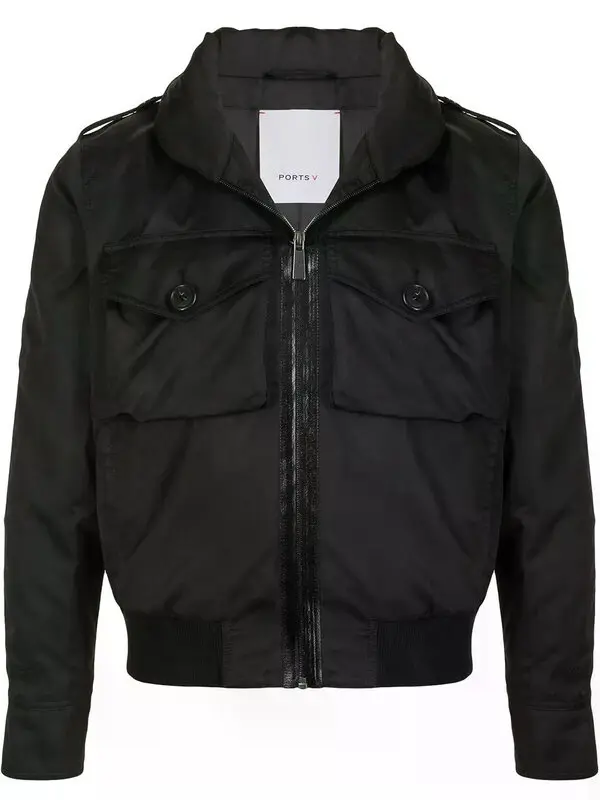 PORTS V Pocket Front Bomber Jacket