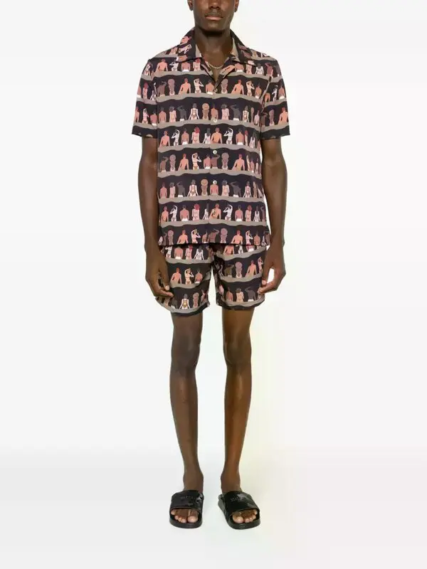 AMIR SLAMA Graphic-print Shirt