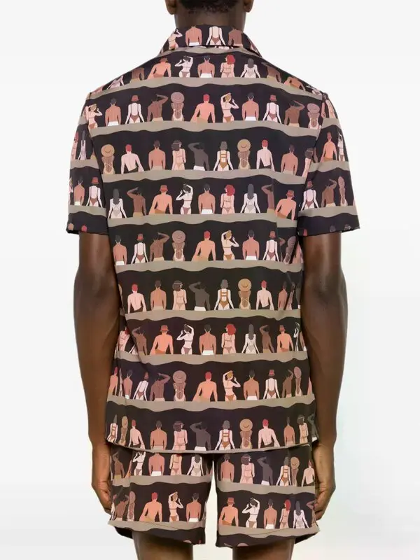 AMIR SLAMA Graphic-print Shirt