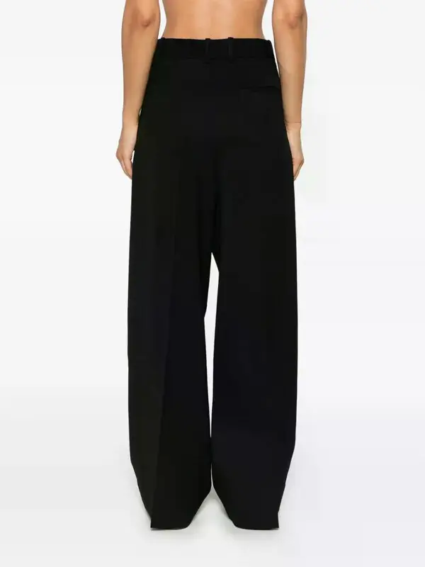 P.a.r.o.s.h Liliuxy Wide Leg Trousers - Black