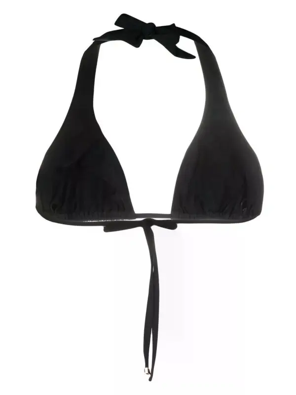 Dolce & Gabbana Halterneck Triangle Bikini Top - Black