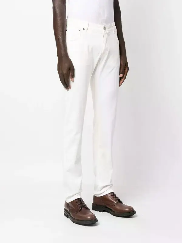 MOORER Straight-leg Jeans - White