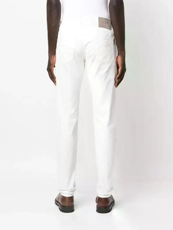 MOORER Straight-leg Jeans - White