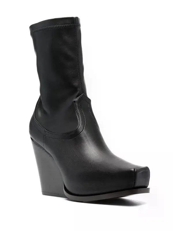 Stella McCartney Cowboy 80mm Ankle Boots - Black
