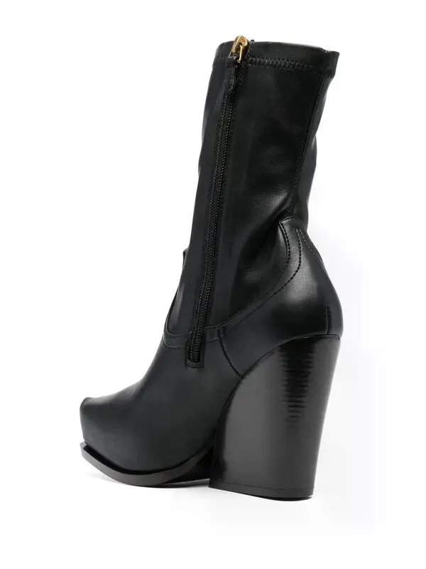 Stella McCartney Cowboy 80mm Ankle Boots - Black