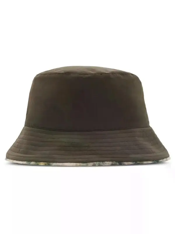 Burberry Reversible Check Fleece Bucket Hat - Neutrals