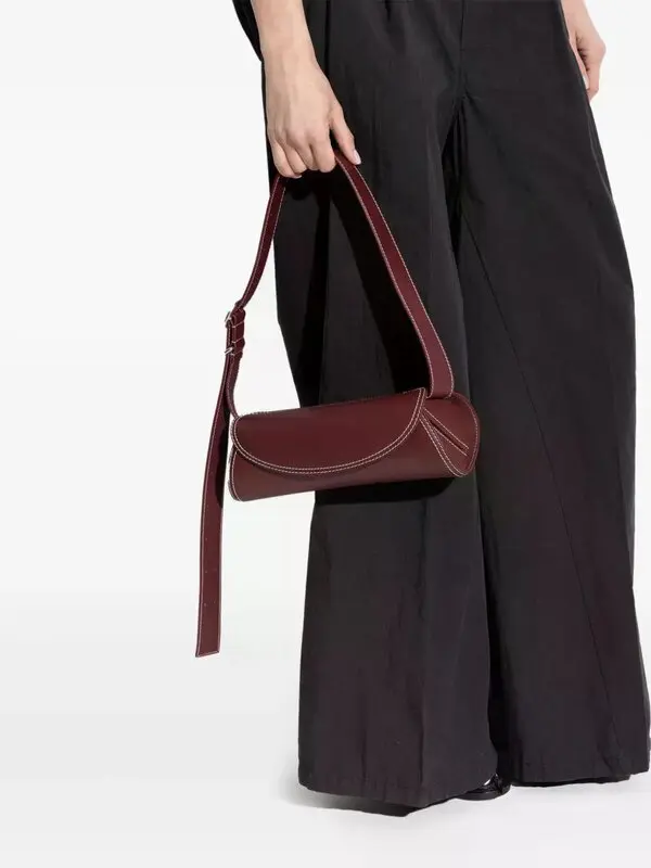 JIL SANDER Cannolo Shoulder Bag - Red
