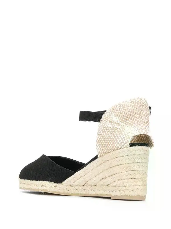 CastaÑer Chiarita Heeled Espadrilles - Black