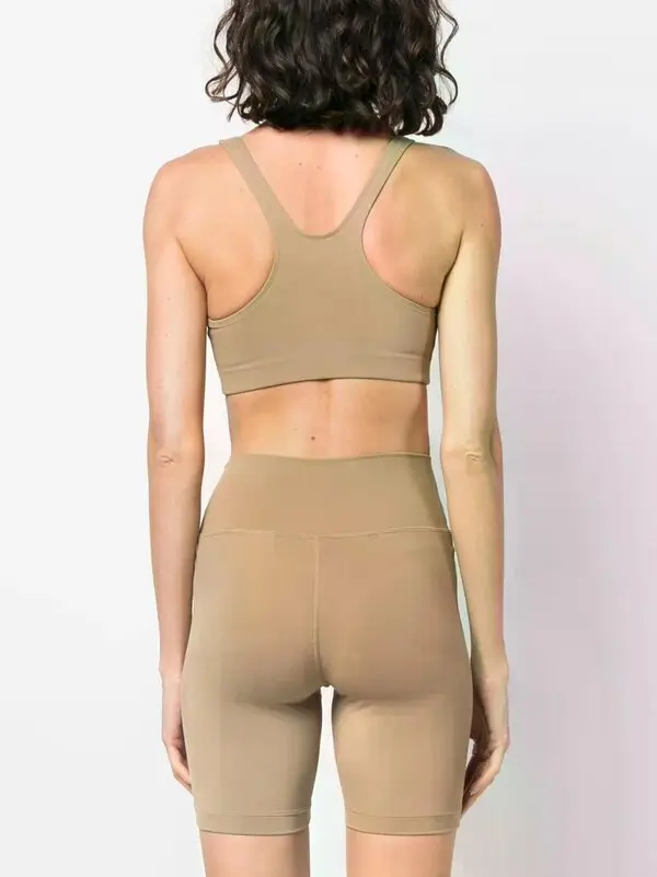 SPORTY & RICH Cropped Stretch Top